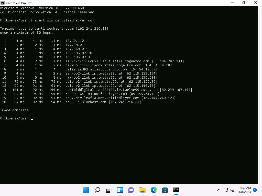 CEHv13 Lab - Module 02: Footprinting and Reconnaissance - NetSec