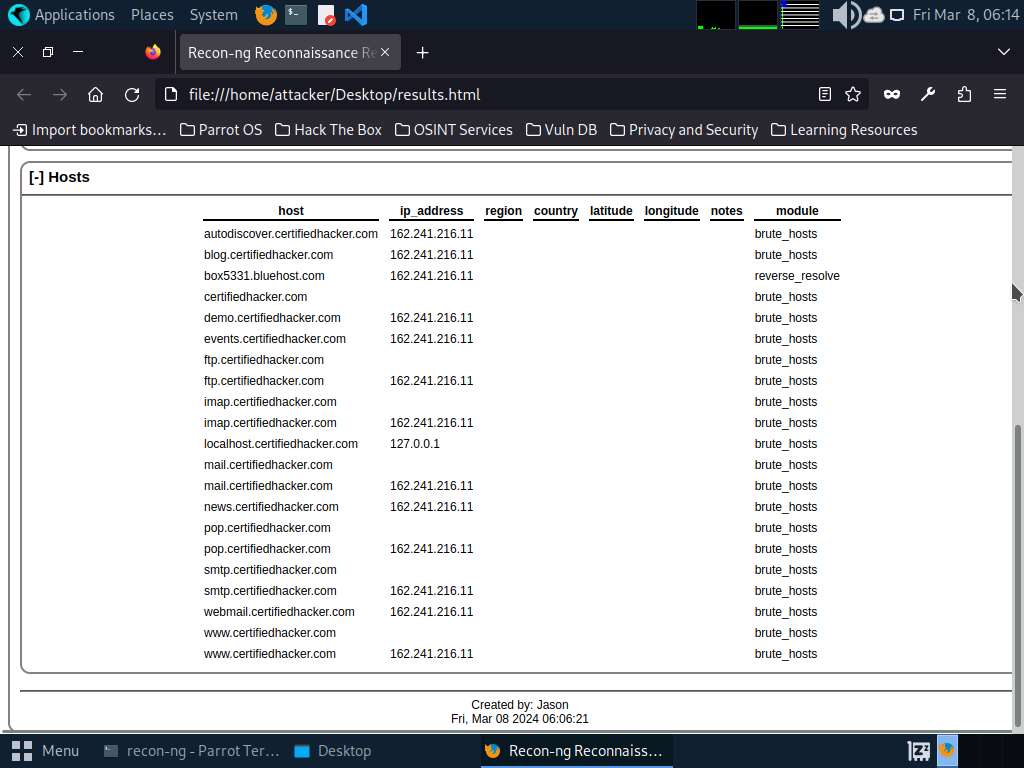 CEHv13 Lab - Module 02: Footprinting and Reconnaissance - NetSec