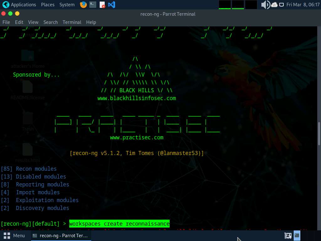 CEHv13 Lab - Module 02: Footprinting and Reconnaissance - NetSec